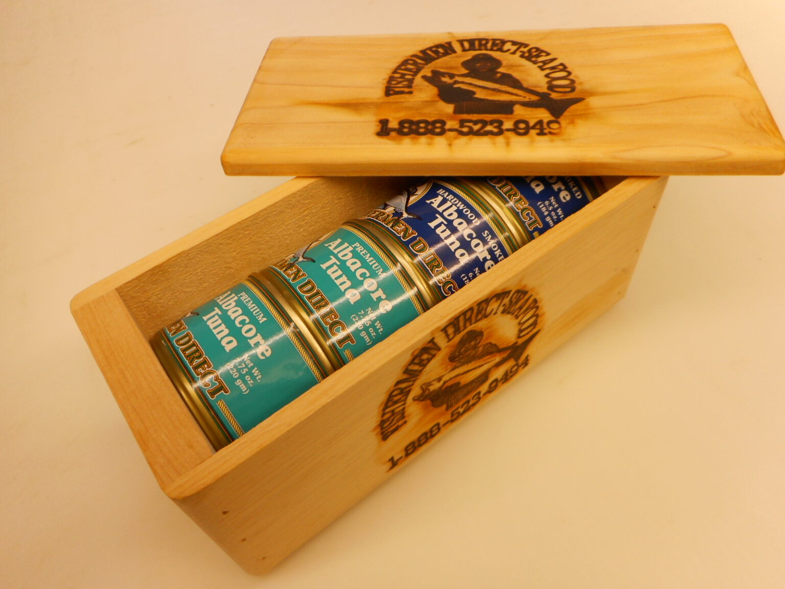 Albacore Tuna Gift Box - 4 or 6 cans with a choice of flavors ...