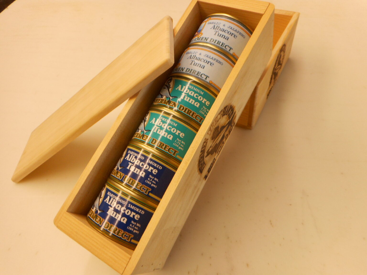 Albacore Tuna Gift Box - 4 or 6 cans with a choice of flavors ...